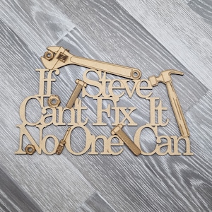 Cant Fix It Gift Diy Signtools Plaquegift for Him - Etsy