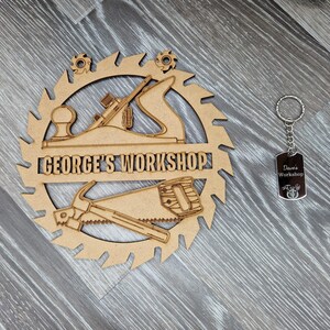 Personalised Workshop DIY Sign,tools Plaque,gift for Him, Present,gift ...