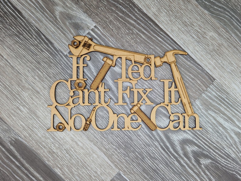Cant Fix It Gift Diy Signtools Plaquegift for Him - Etsy