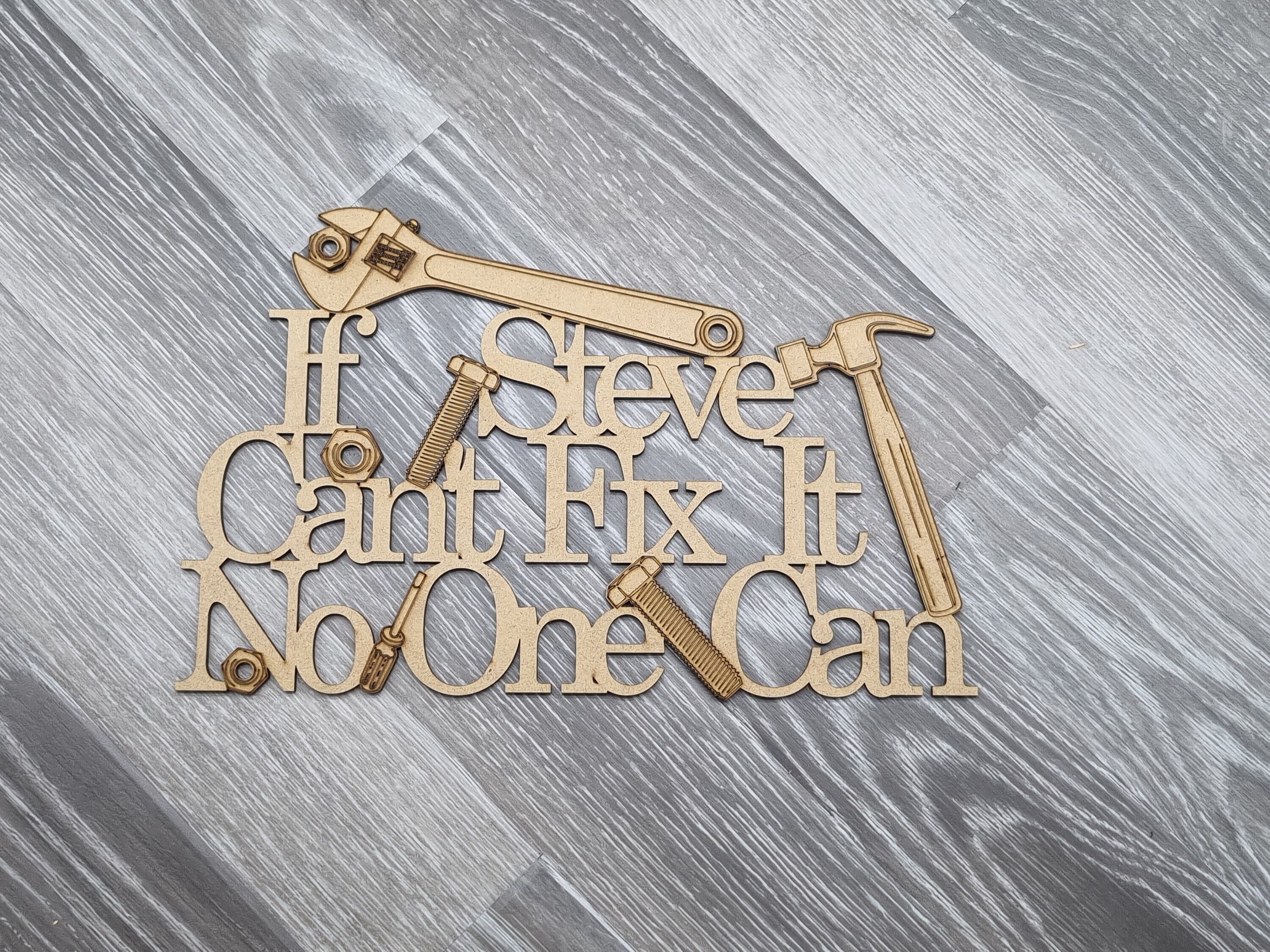 Cant Fix It Gift Diy Signtools Plaquegift for Him - Etsy
