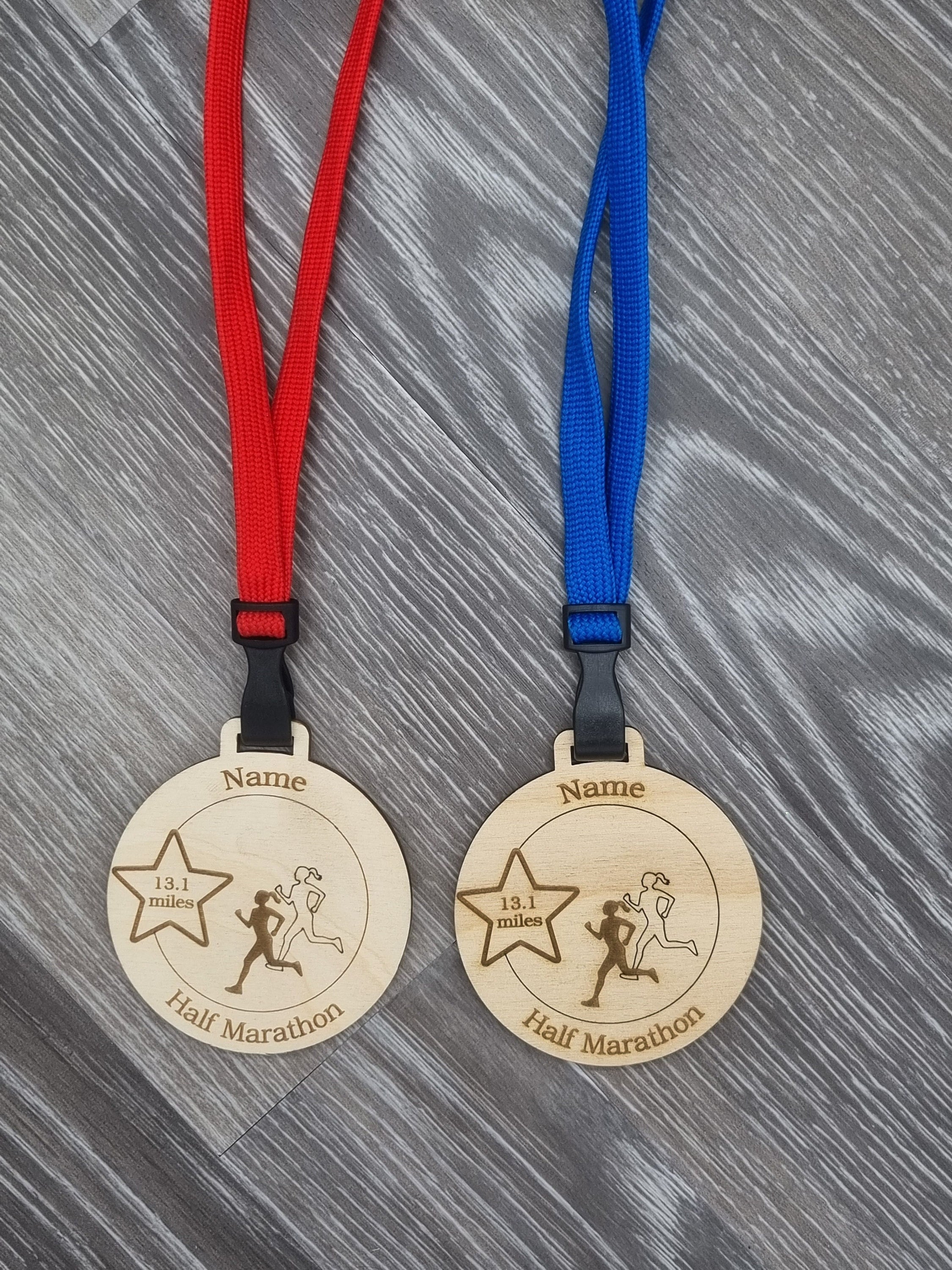Wooden Medal Half Marathon Running Medal Lockdown 2021 - Etsy UK