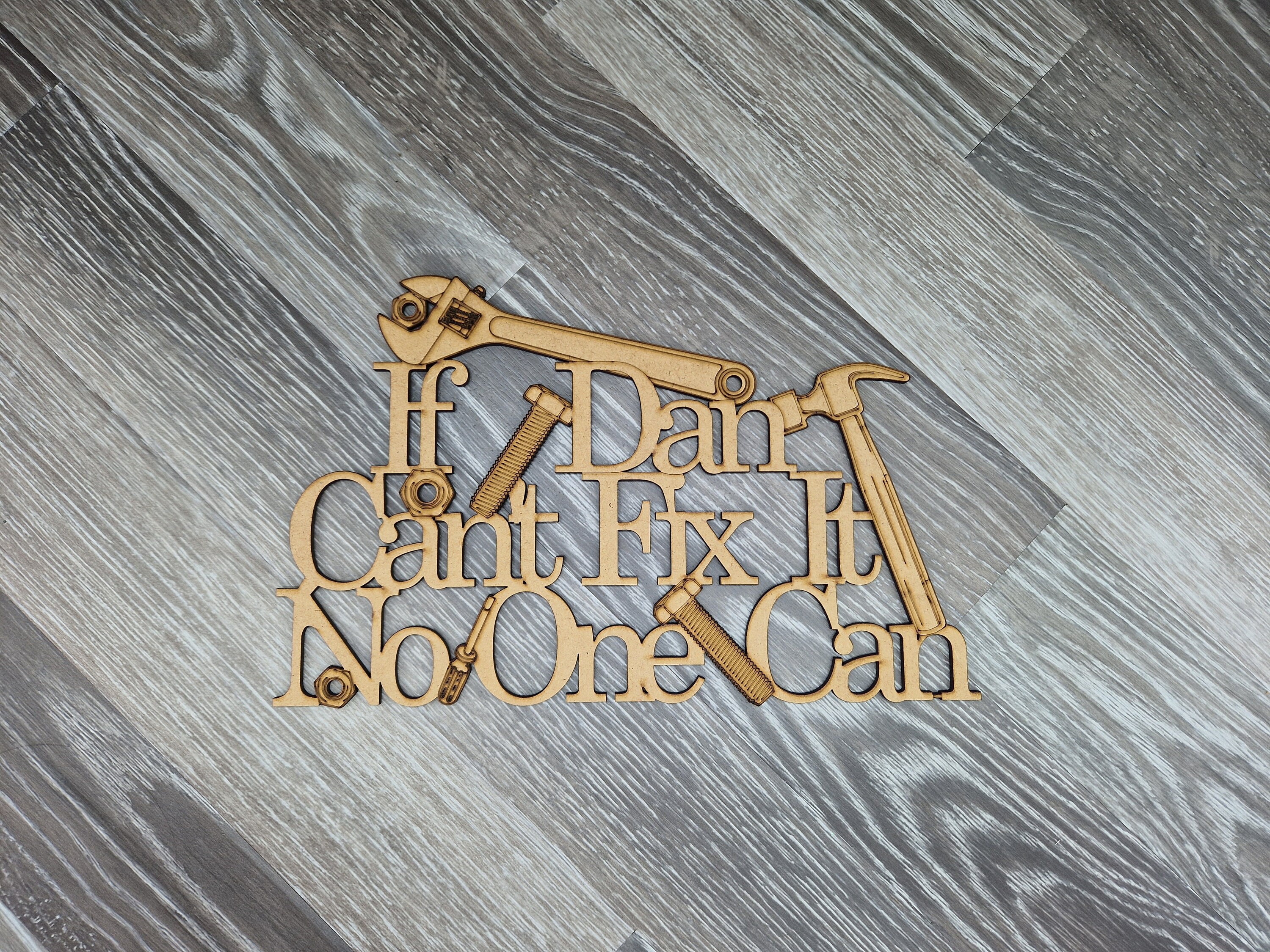Cant Fix It Gift Diy Signtools Plaquegift for Him - Etsy