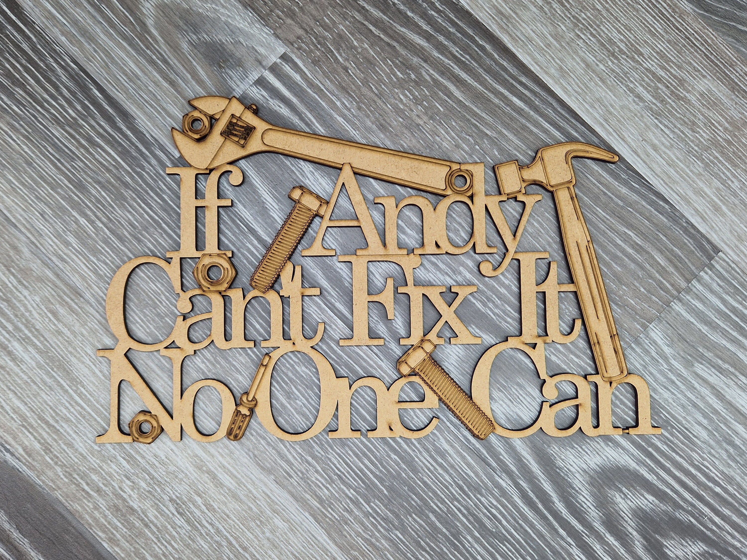 Cant Fix It Gift Diy Signtools Plaquegift for Him - Etsy