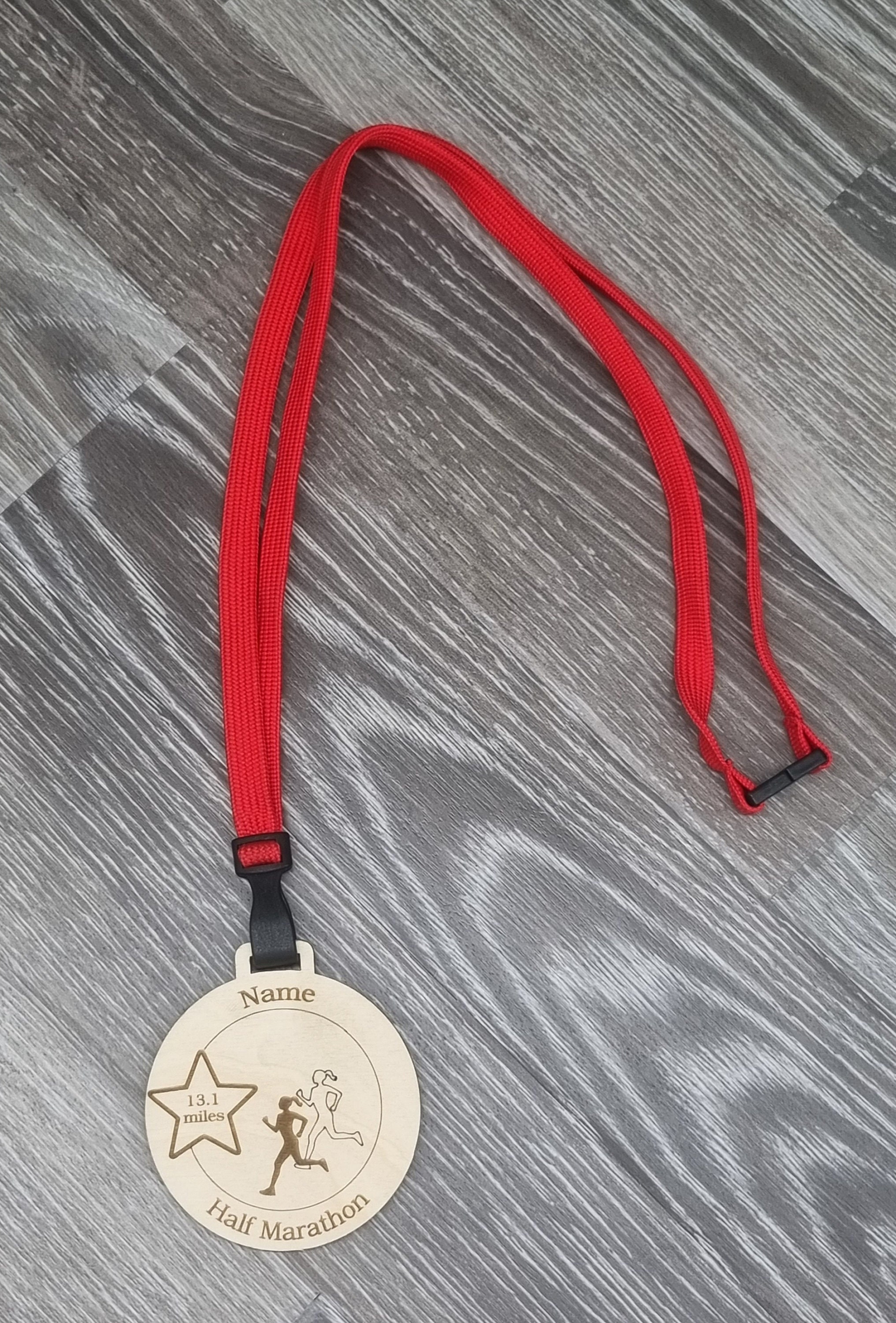 Wooden Medal Half Marathon Running Medal Lockdown 2021 - Etsy UK