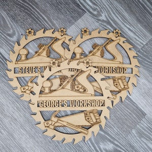 Personalised Workshop DIY Sign,tools Plaque,gift for Him, Present,gift ...