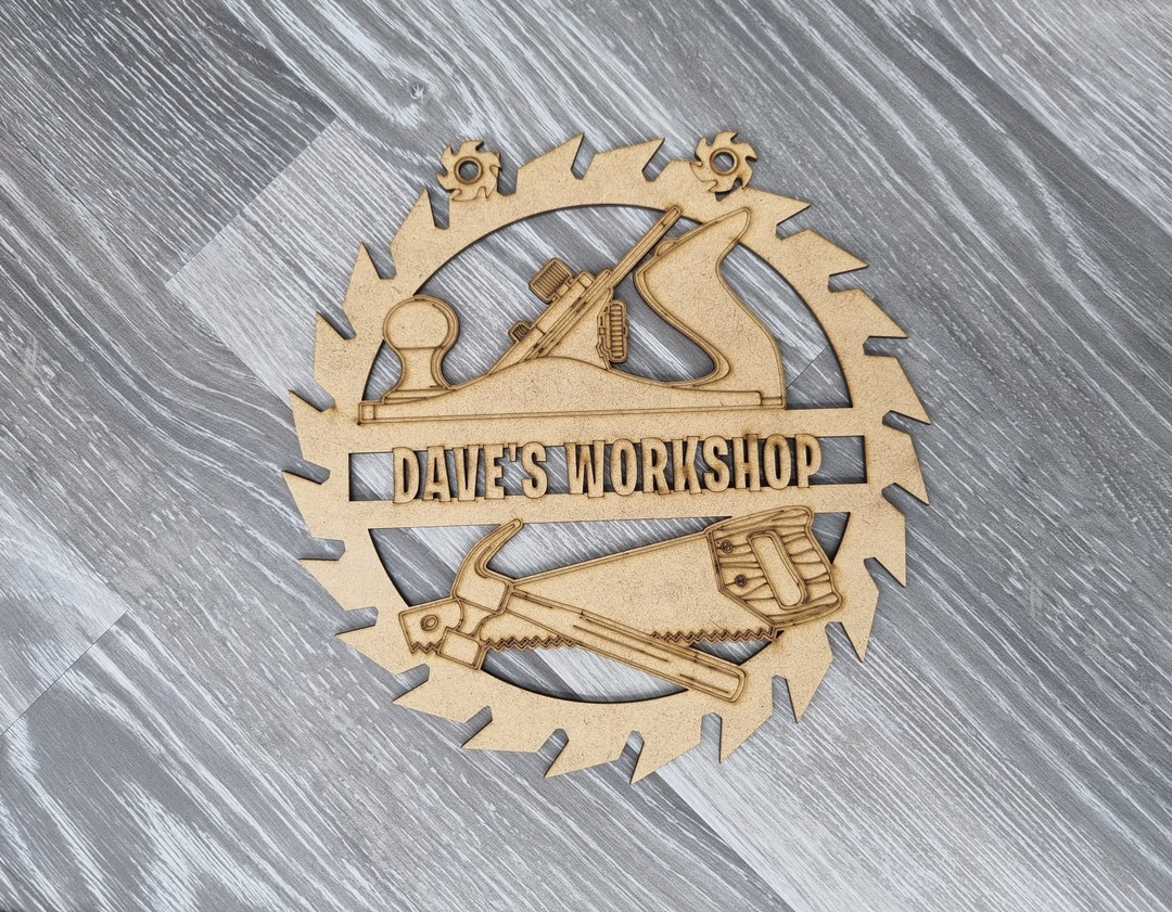 Personalised Workshop DIY Sign,tools Plaque,gift for Him, Present,gift ...