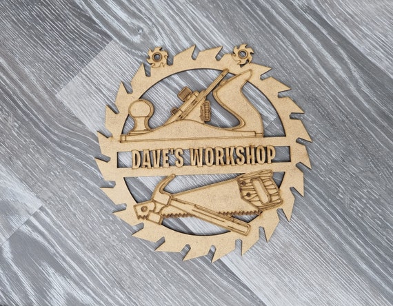 Personalised Workshop DIY Signtools Plaquegift for Him - Etsy