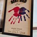 Best Dad Ever Handprint Picture Frame, Handprint Art Diy, Hands Down ...