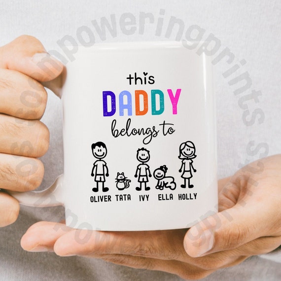 Personalised Dad Mug Custom Mug for Dad Father's Day Gift | Etsy