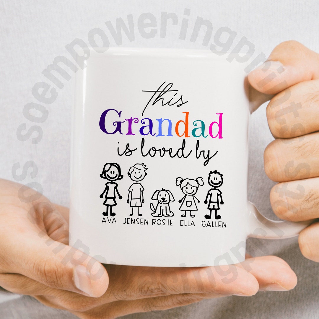 Personalized Grandad Mug: Custom Father's Day Gift - Etsy