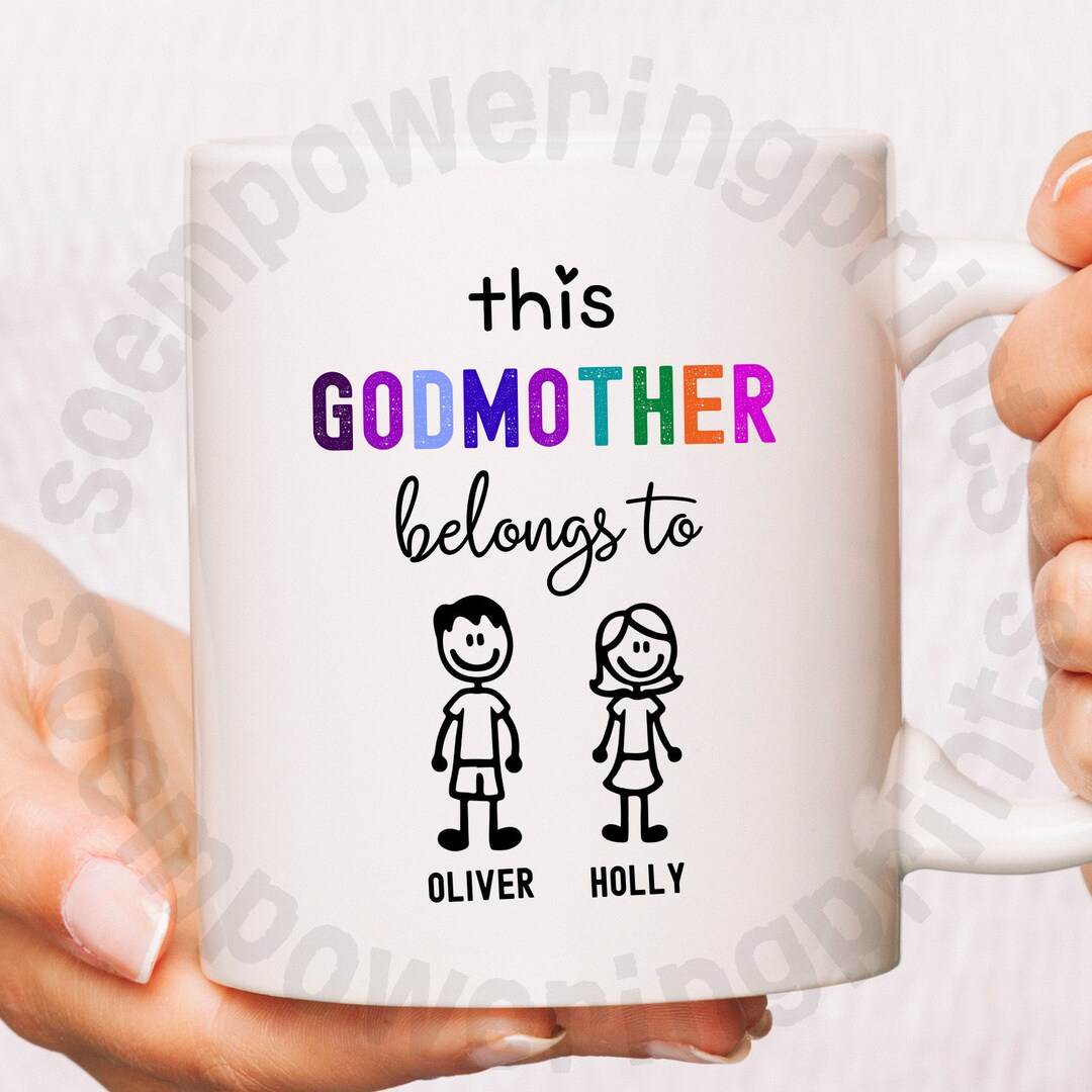 Personalized Godmother Mug, Custom Godparent Gift - Etsy
