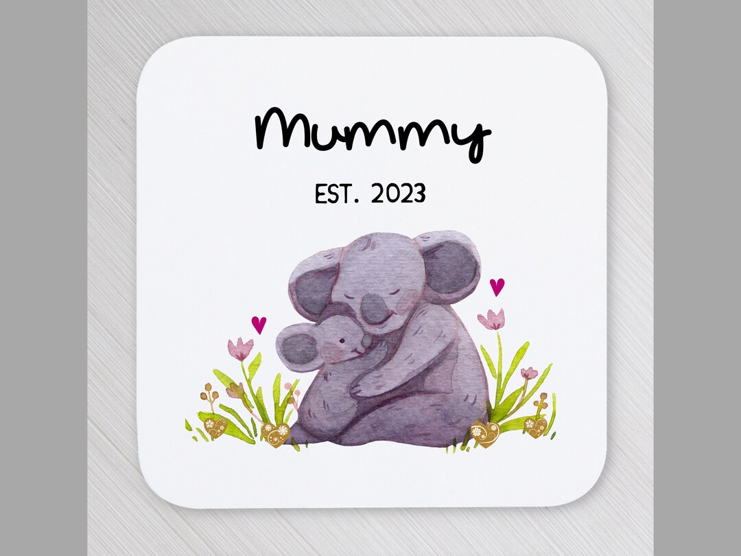 New Mum Coaster Baby Shower Gift Personalised Coasters Mum - Etsy