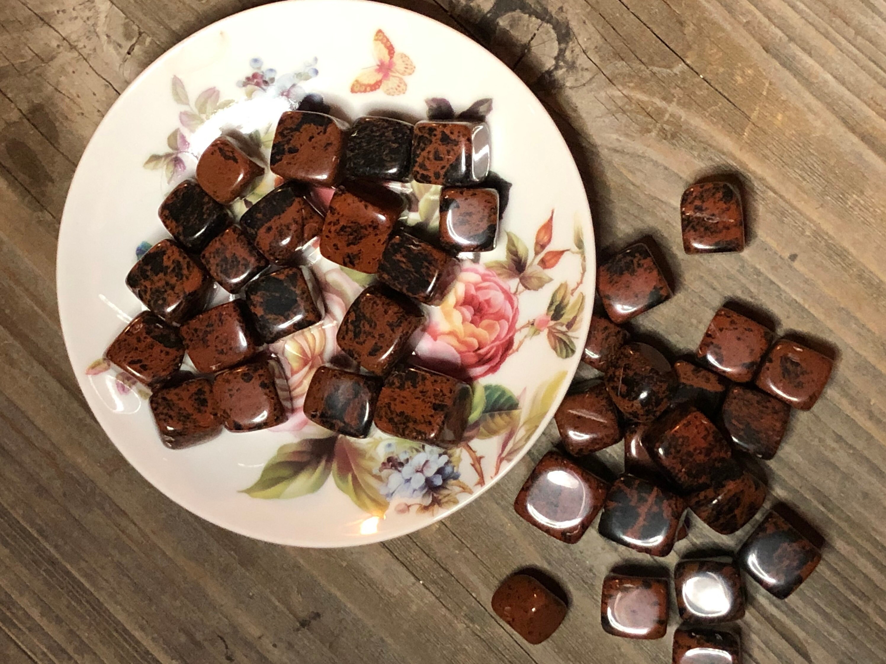Mahogany Obsidian Tumbled Polished Cube-tumbled Stones - Etsy