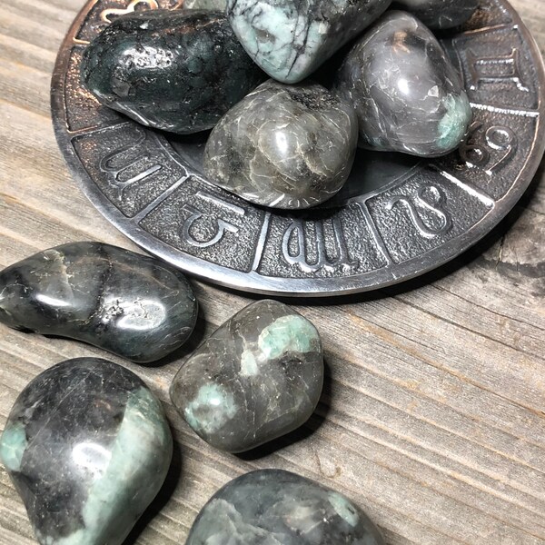 Tumbled Emerald - Etsy
