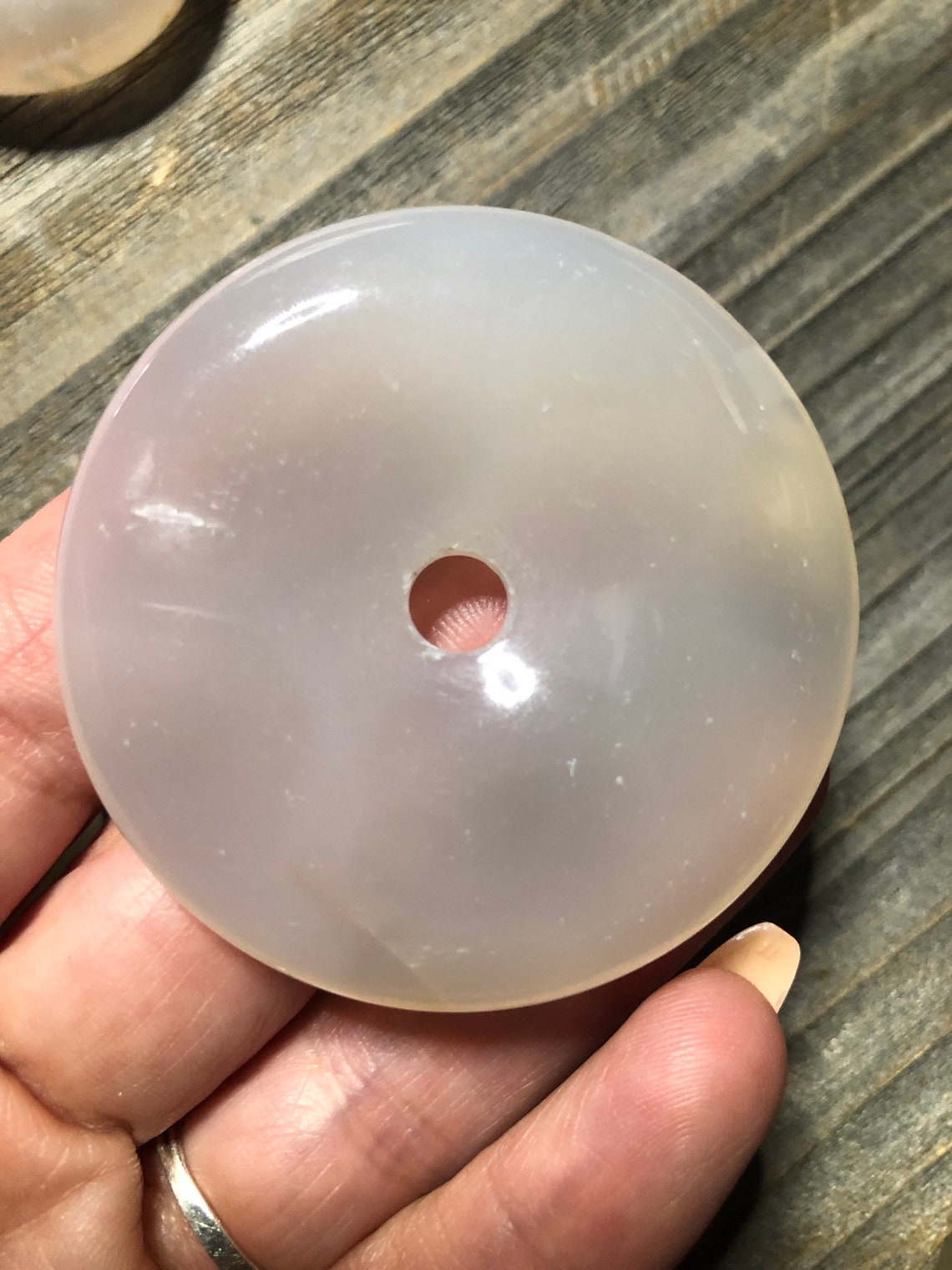 Set of Three Agate Pi-stones - Etsy UK