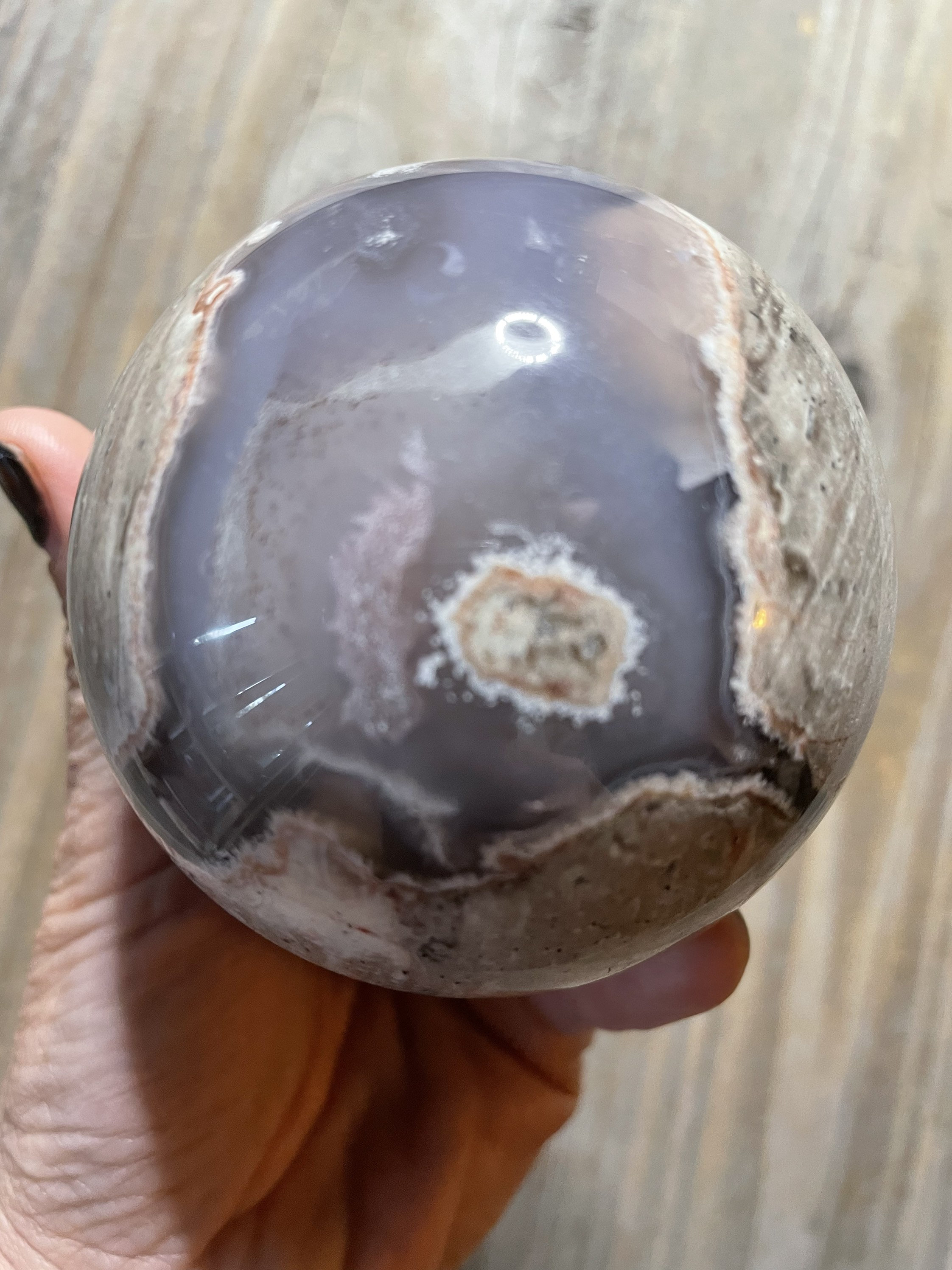 Dark Grey Chalcedony With Glittery Ocean Jasper Islands - Etsy UK