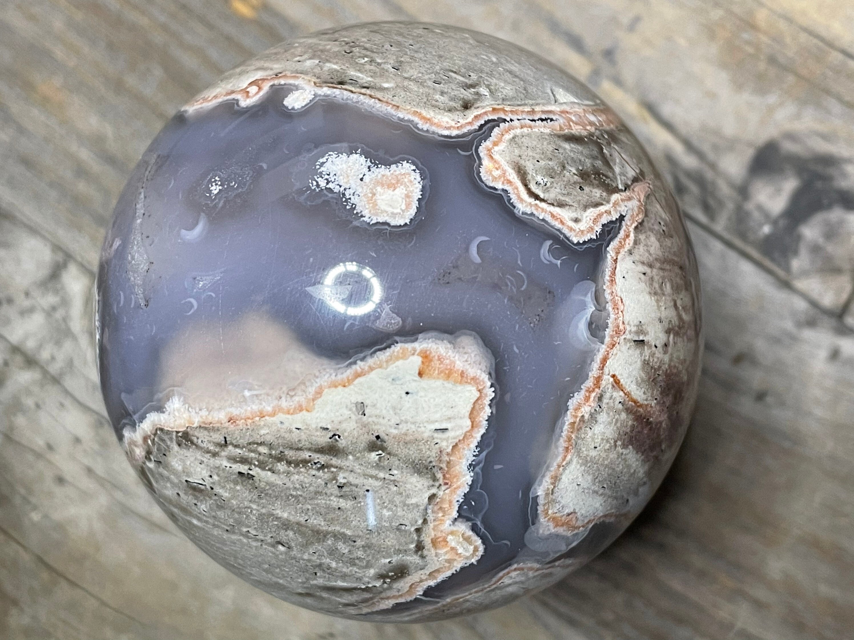 Dark Grey Chalcedony With Glittery Ocean Jasper Islands - Etsy UK