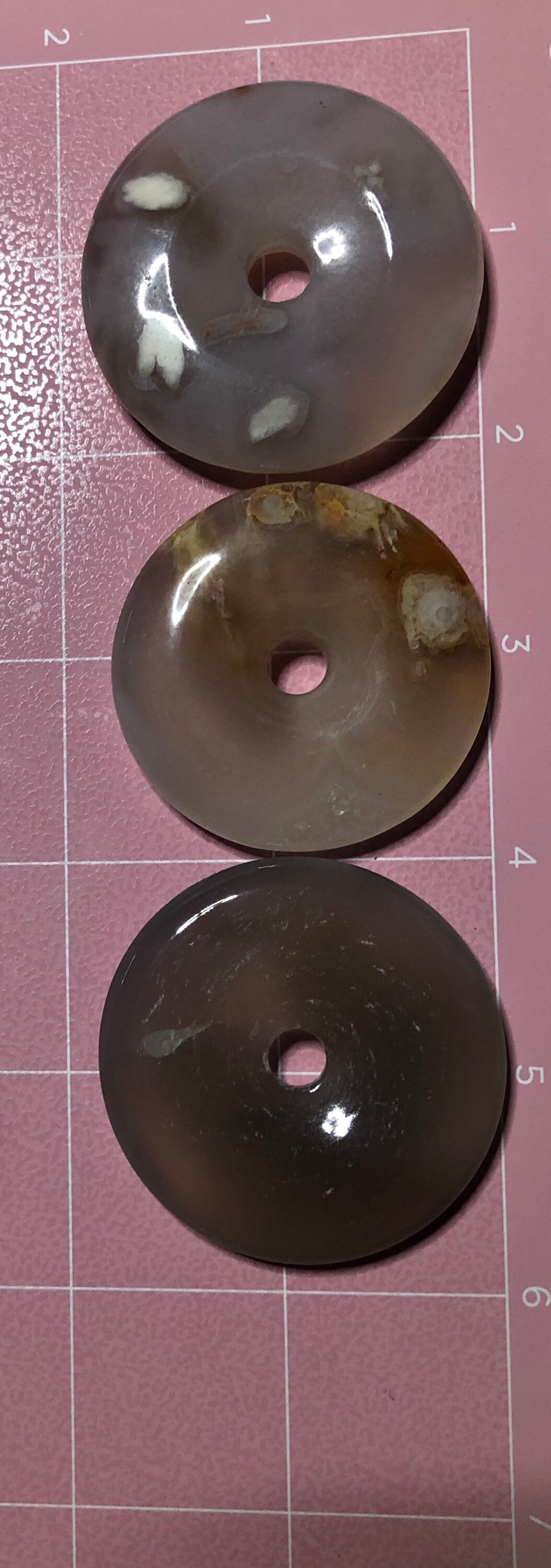 Conjunto de Tres Agate Pi-Stones - Etsy España