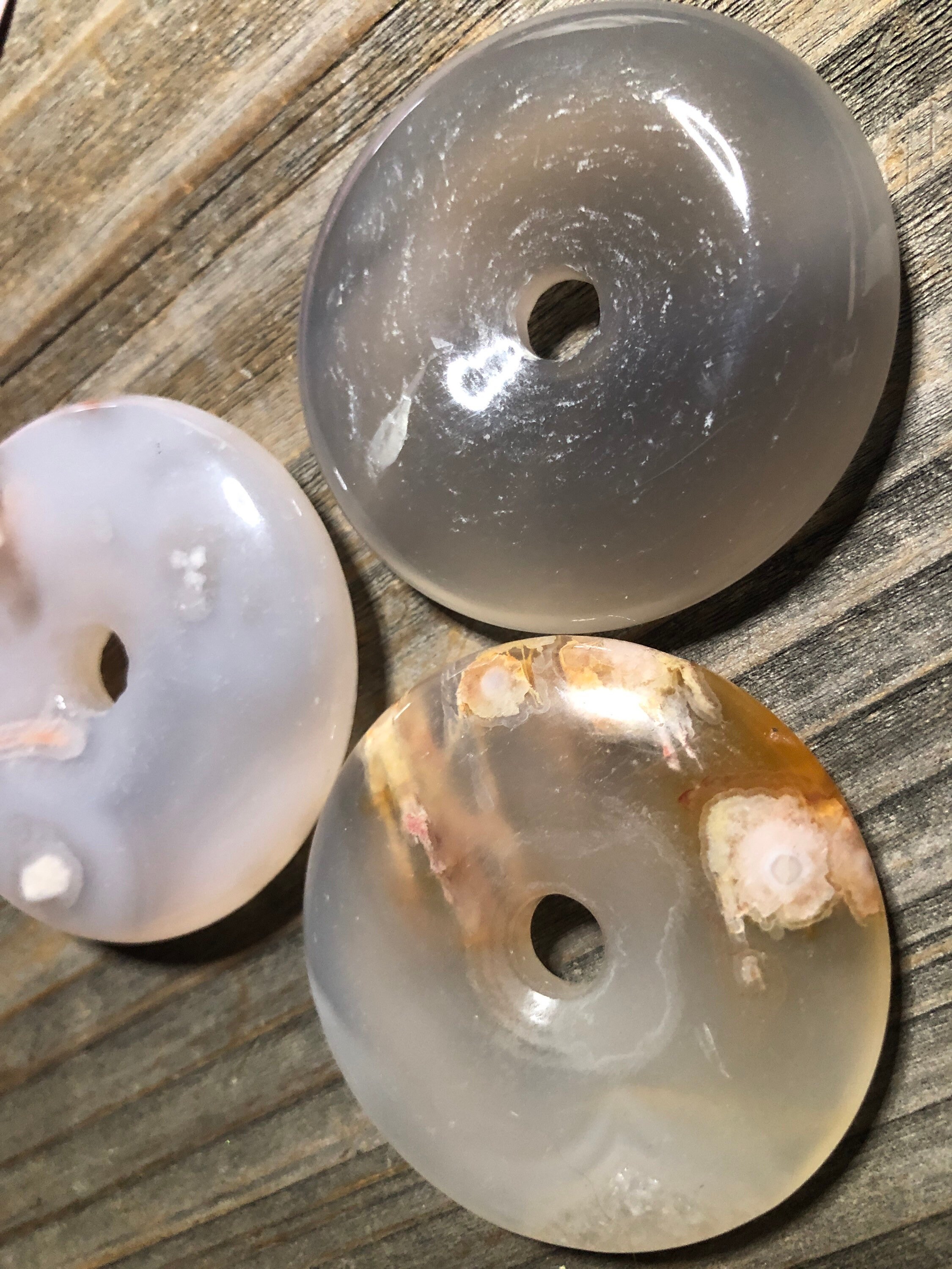 Conjunto de Tres Agate Pi-Stones - Etsy España