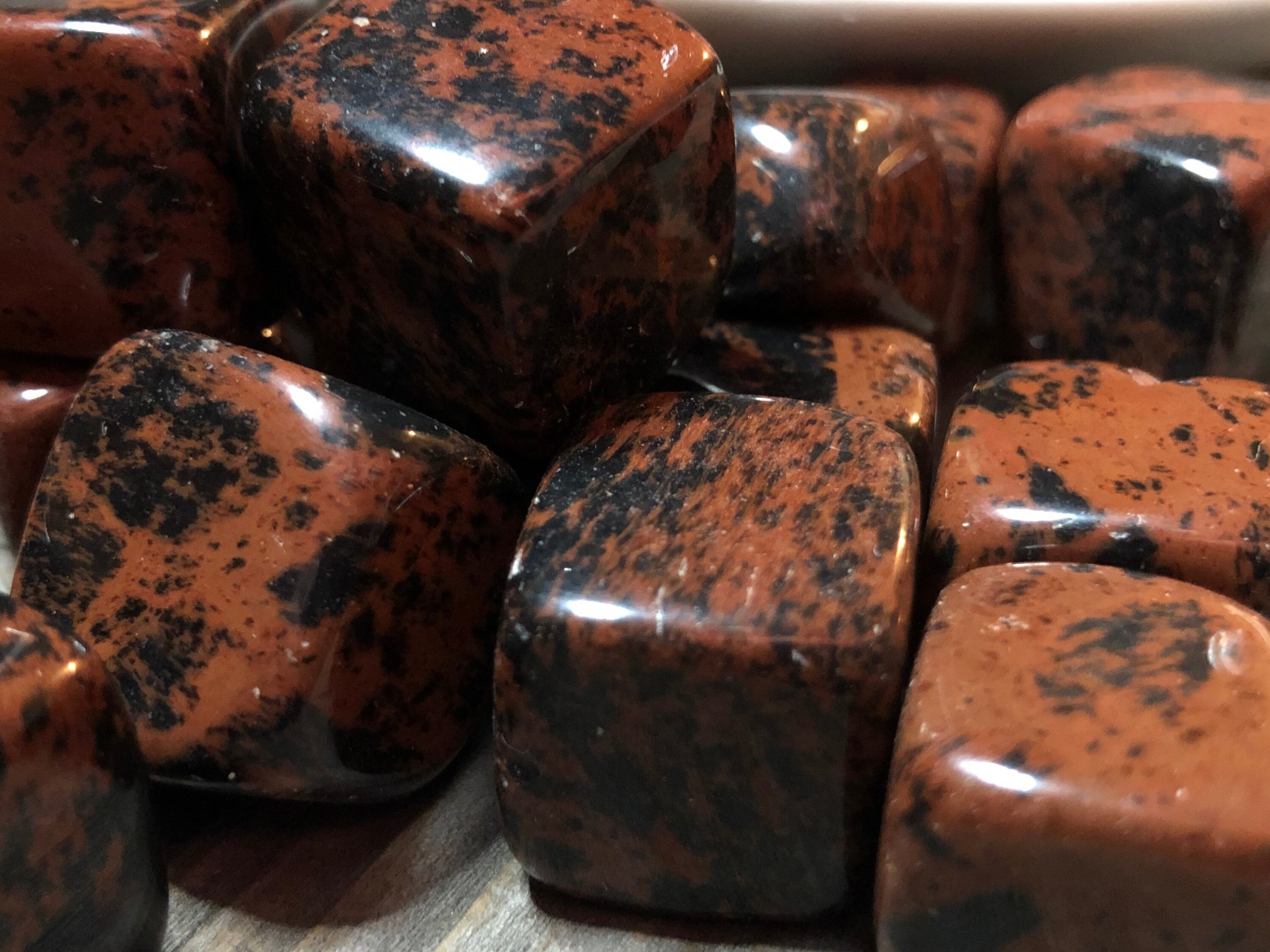 Mahogany Obsidian Tumbled Polished Cube-tumbled Stones - Etsy