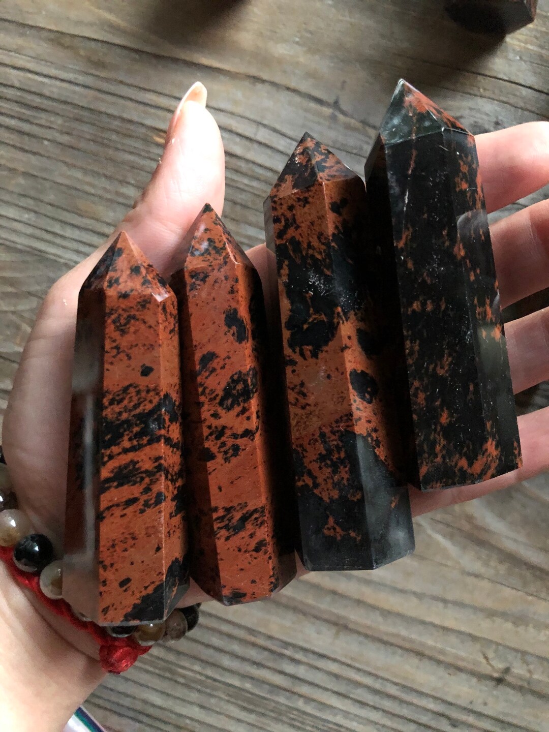 Mahogany Obsidian Towers - Etsy