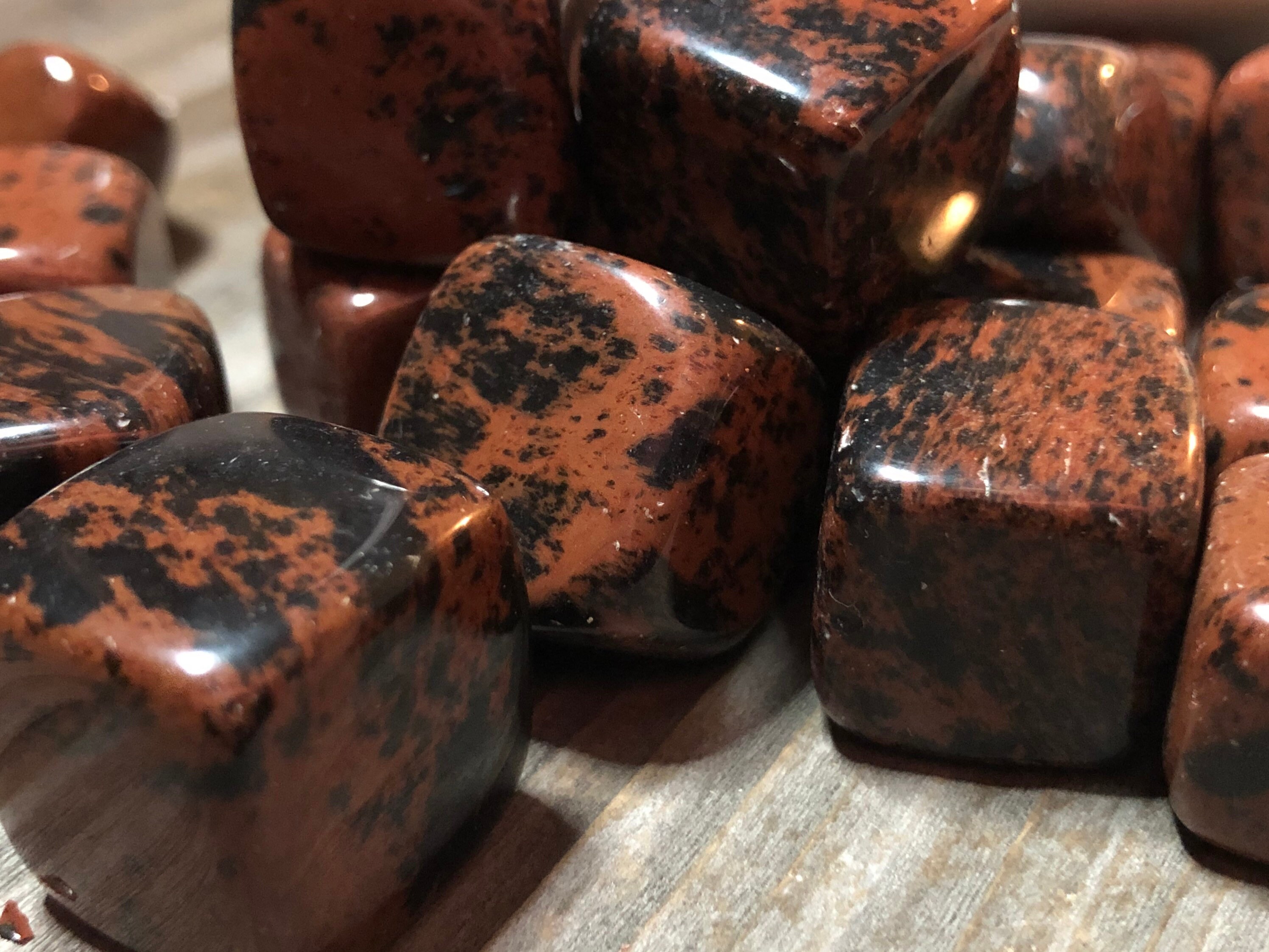 Mahogany Obsidian Tumbled Polished Cube-tumbled Stones - Etsy