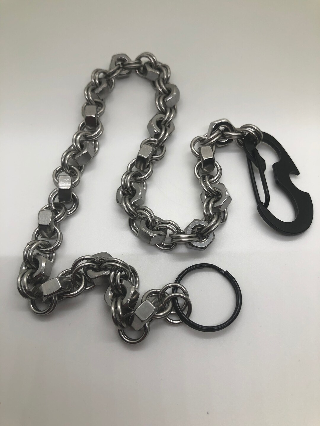 Hex Nut Chainmail Wallet Chain - Etsy