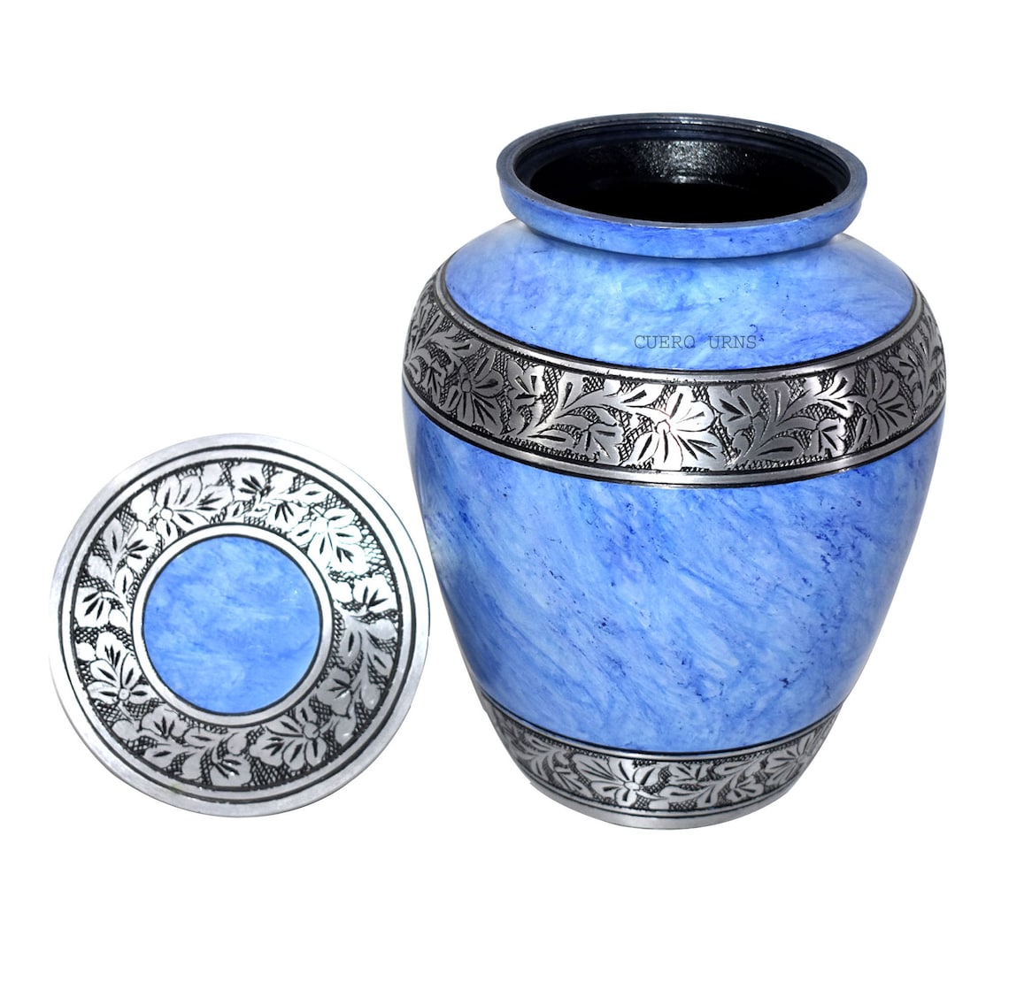 Adult Urn Blue Marble Cremation Urn for Human Ashes adult - Etsy