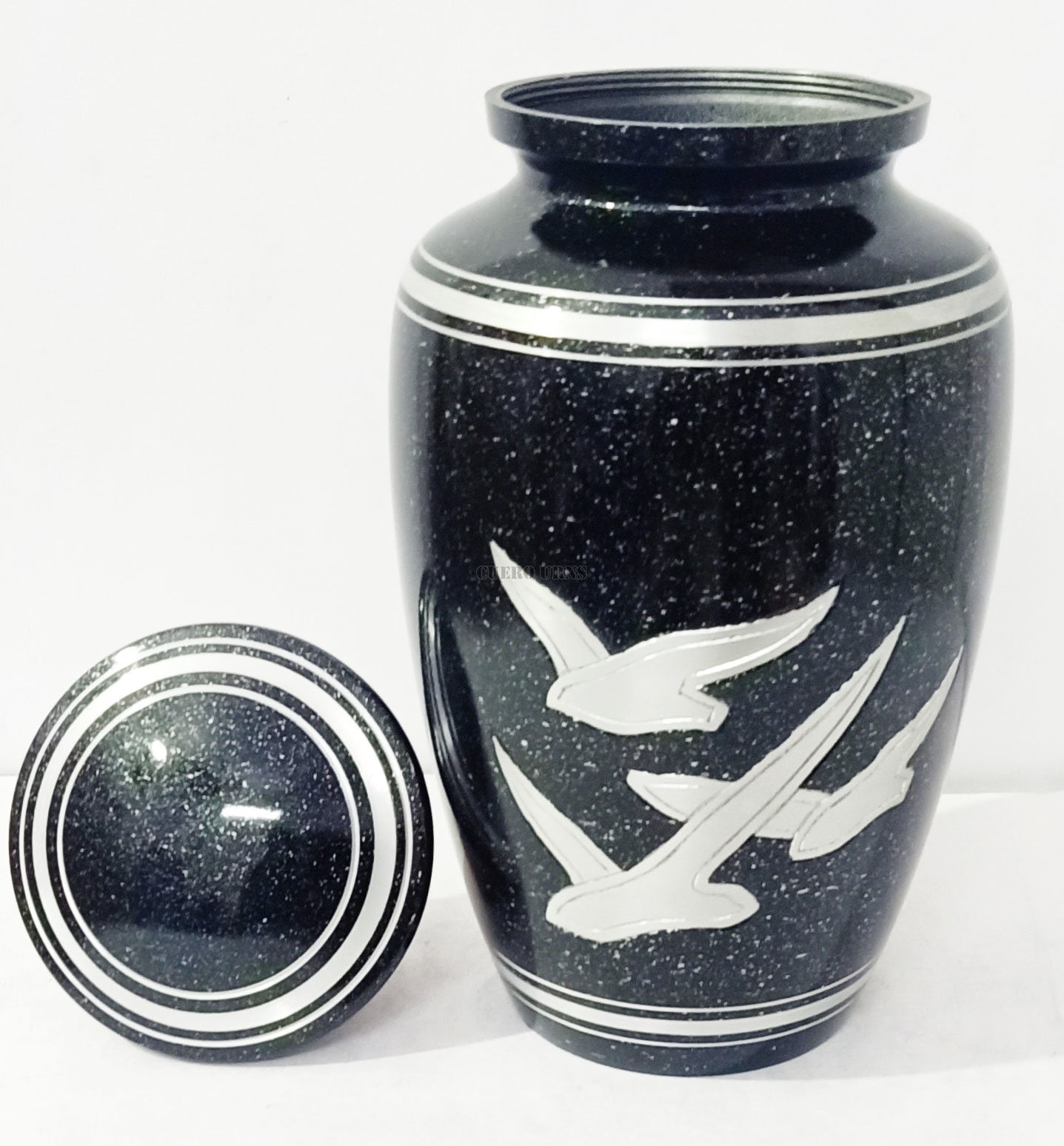 Adult Urn Flying Bird Black Cremation Urn for Human Ashes | Etsy