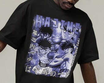 Boxing GYM Anime T-shirt, Vintage Boxing Anime Retro Manga T-shirt ...