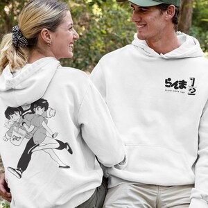 Ranma Saotome Anime Back Hoodie, Retro Anime Shirt, Funny Vintage Manga ...