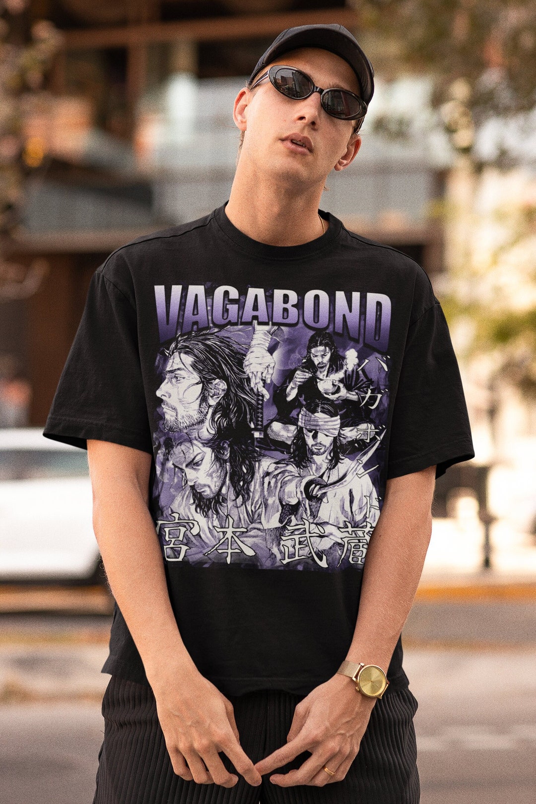Vagabond Manga Shirt: 90s Manga, Retro Aesthetic Anime Shirt, Miyamoto ...