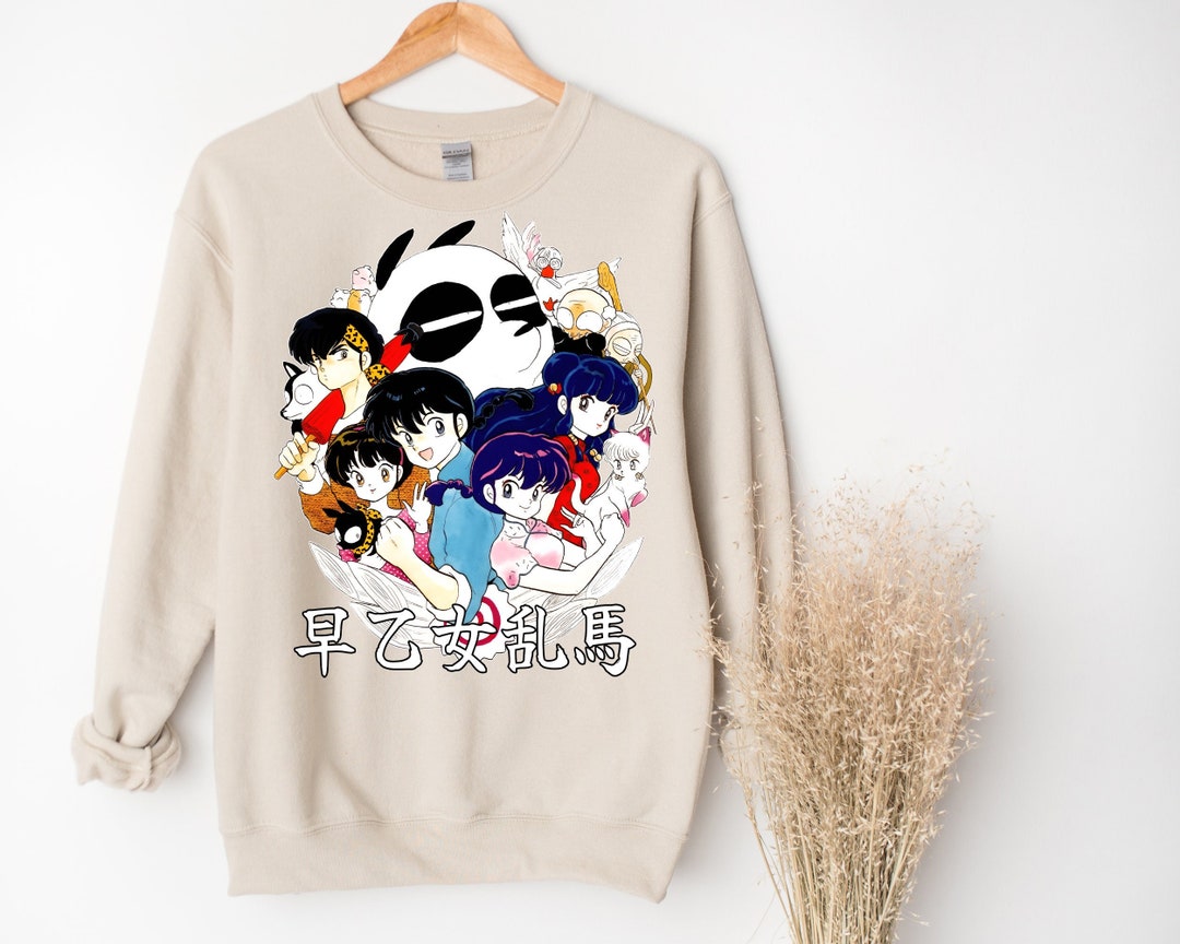 Ranma Saotome Anime Sweater, Retro Anime Shirt, Funny Vintage Manga Tee ...