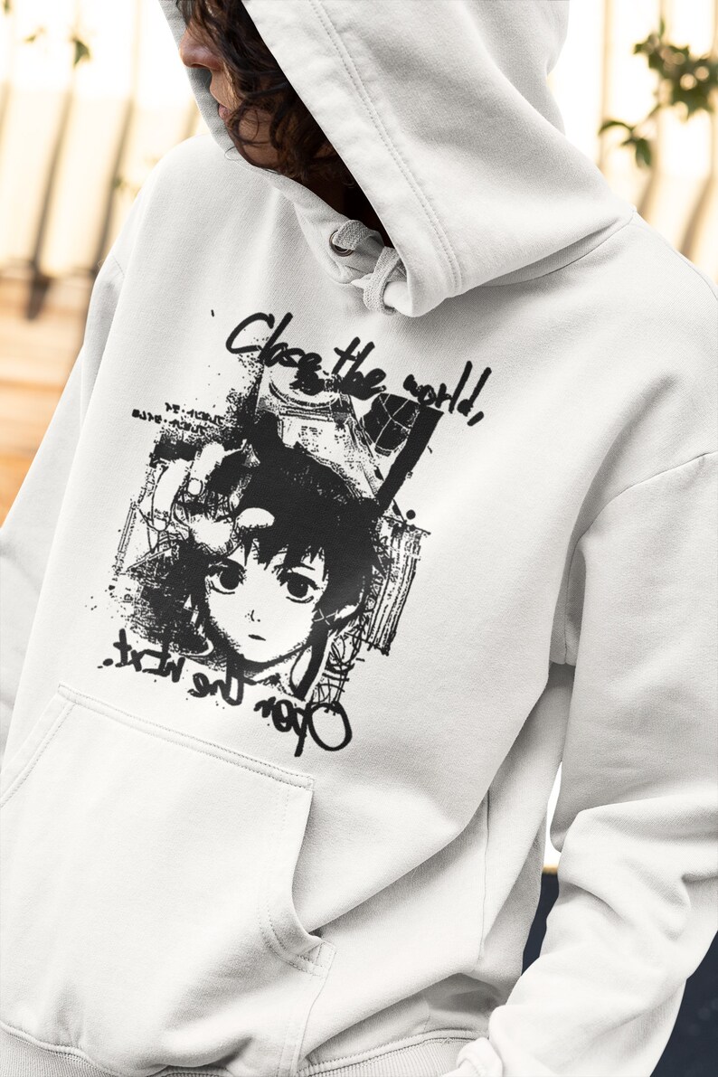 Unisex Anime Hoodie 90s Anime Vintage Sweater Otaku Ropa - Etsy