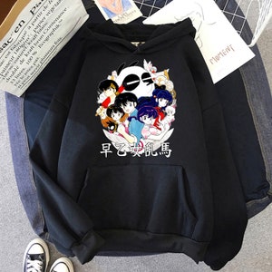 Ranma Saotome Anime Hoodie, Retro Anime Shirt, Funny Vintage Manga Tee ...