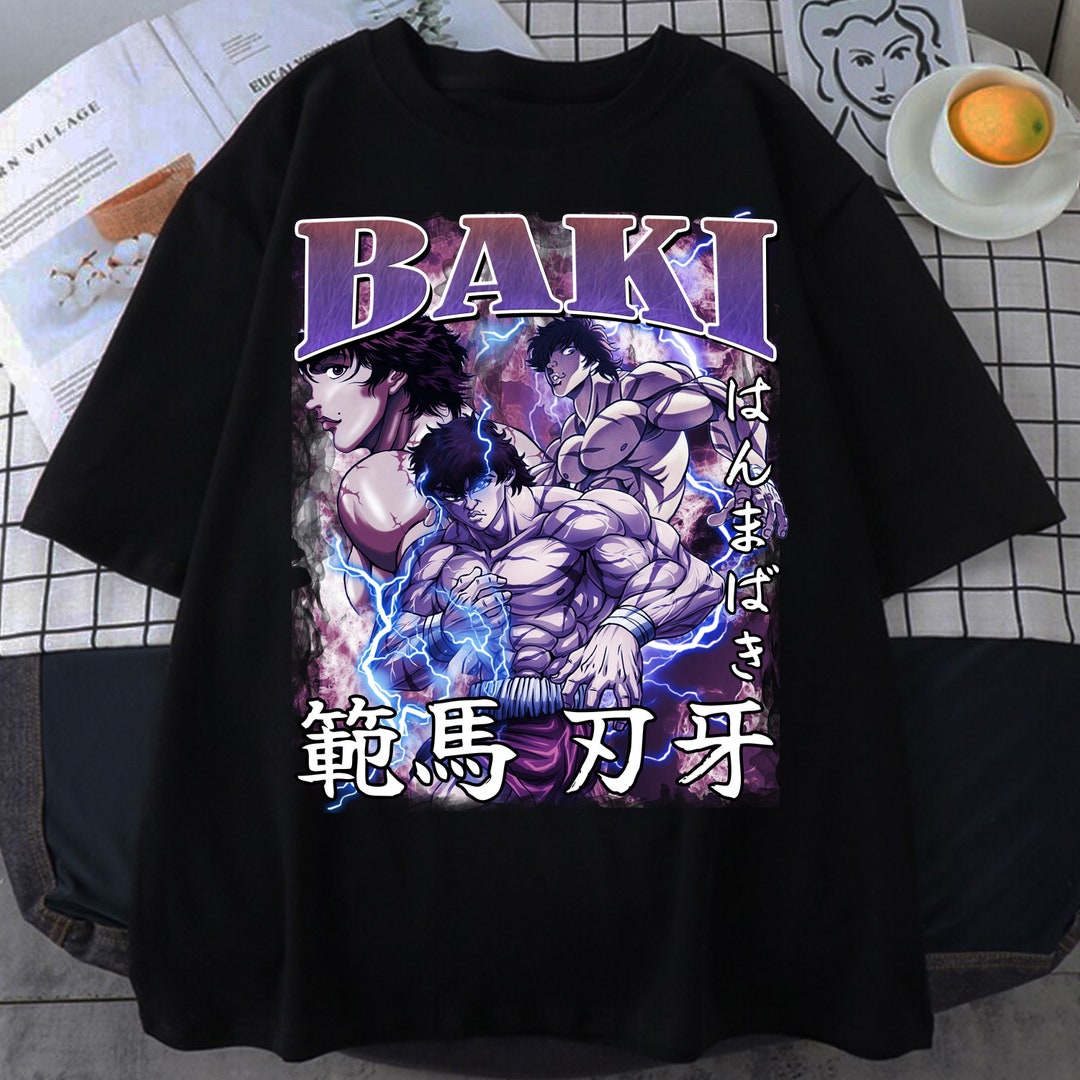 Baki Anime Shirt: Vintage Baki Hanma Shirt, 90s Anime, Baki the ...