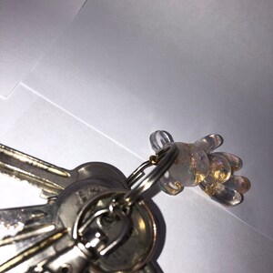 Cute Resin Teddy Bear Key Chain Pendant. - Etsy