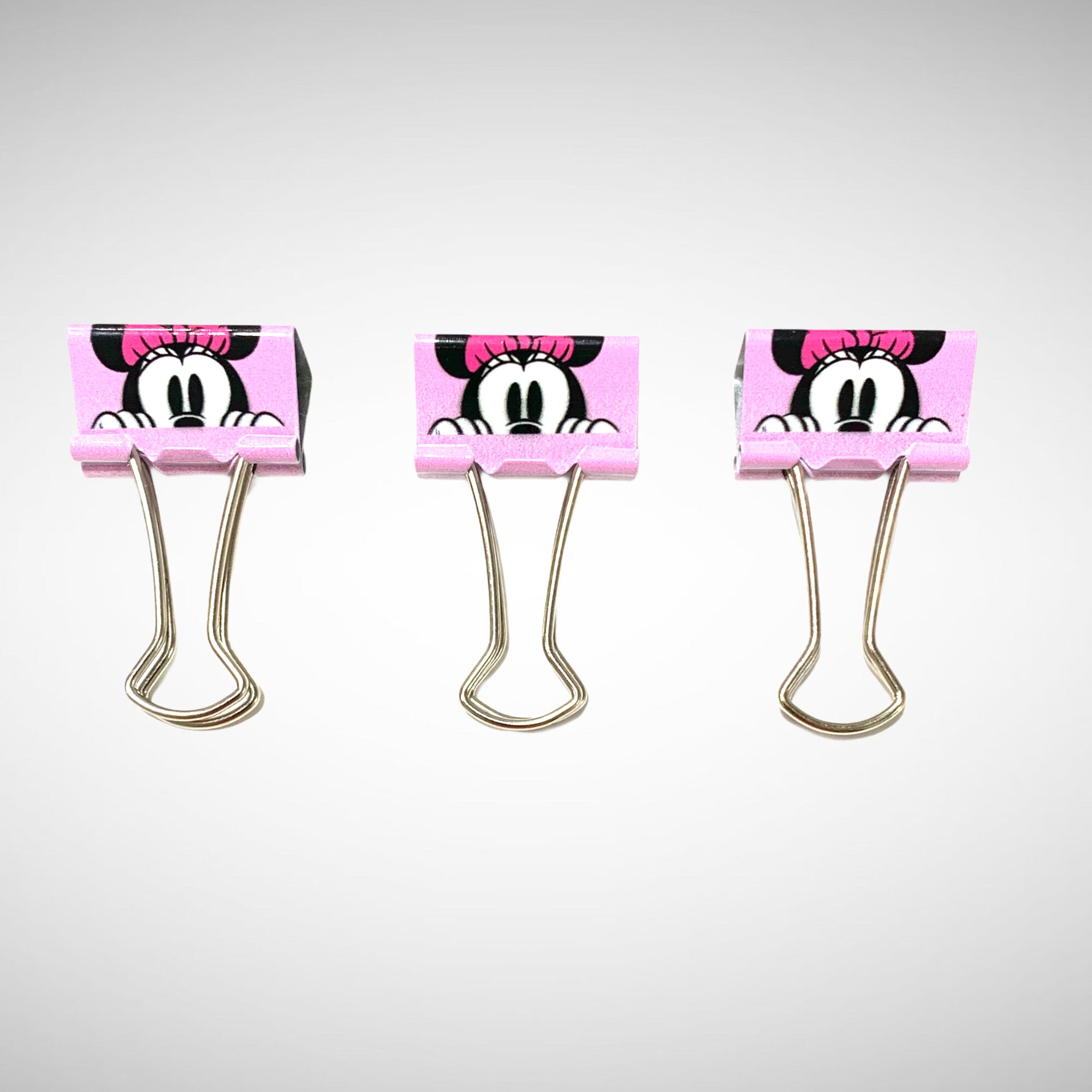 Minnie Mouse Binder Clips Disney Paper Clips Office | Etsy