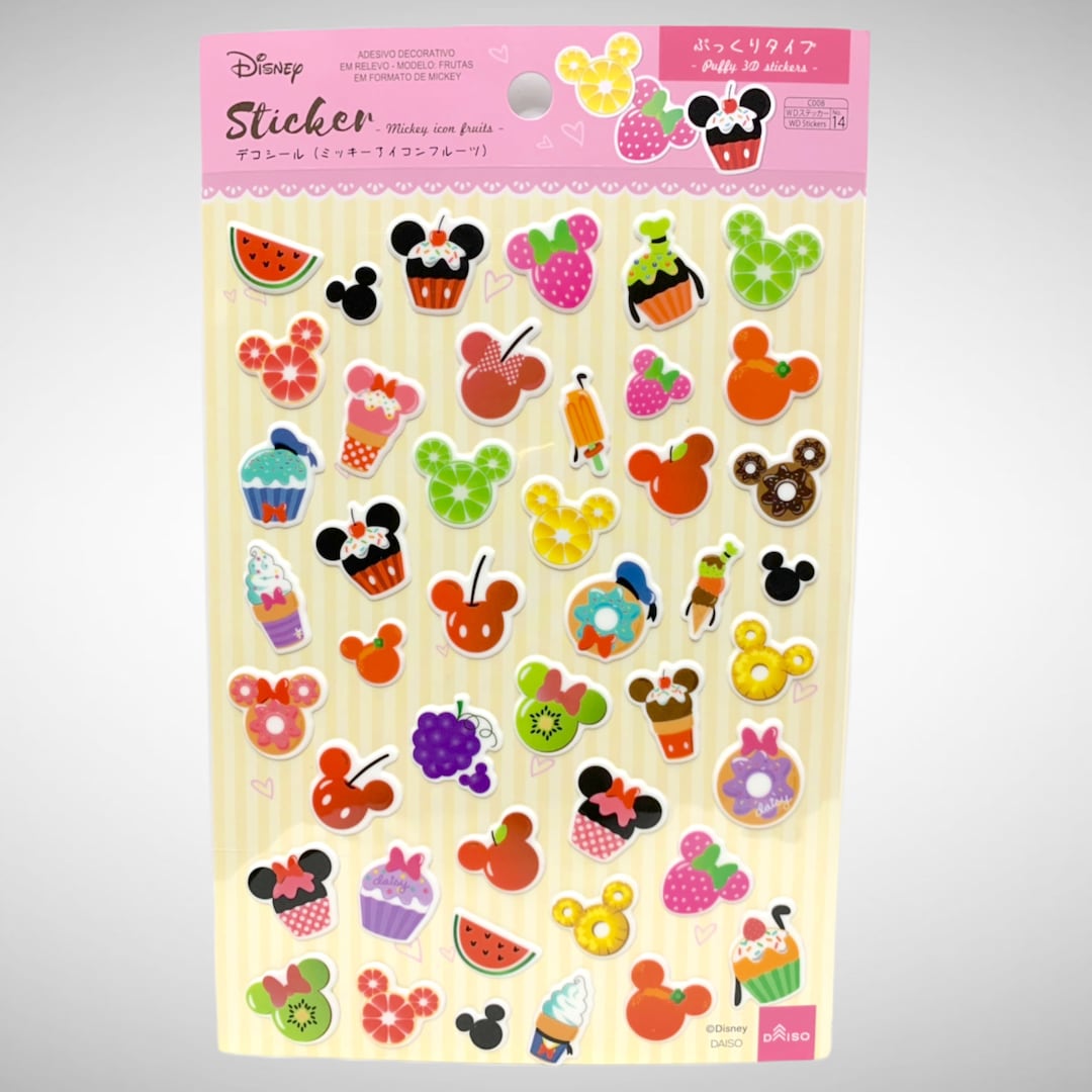 Disney Sweet Treats Puffy Stickers Sticker Books Scrapbooking Card ...