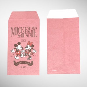 Mickey and Minnie A Great Pair Small Envelopes, Mouse Keeping Envelopes ...