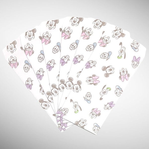 Mickey Mouse Tip Envelopes - Etsy