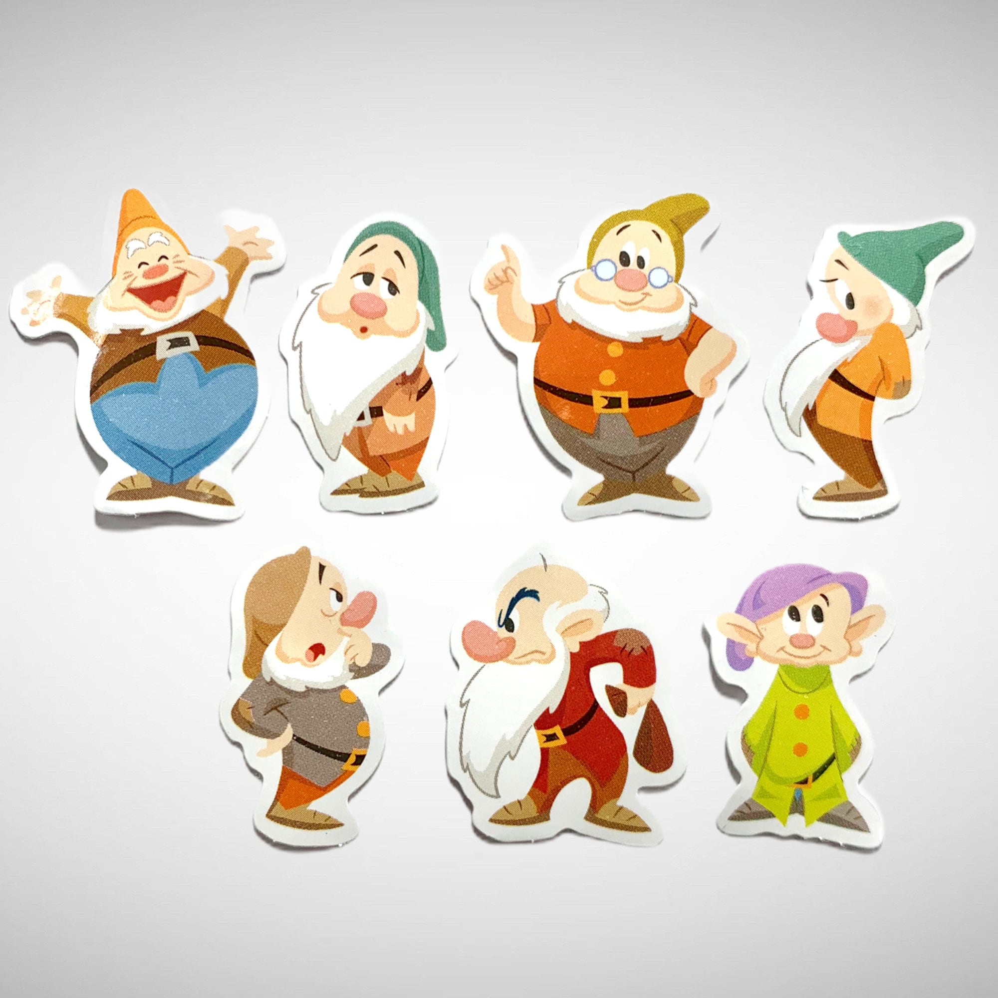 Seven Dwarfs Sticker Flakes Sticker Books Scrapbooking - Etsy