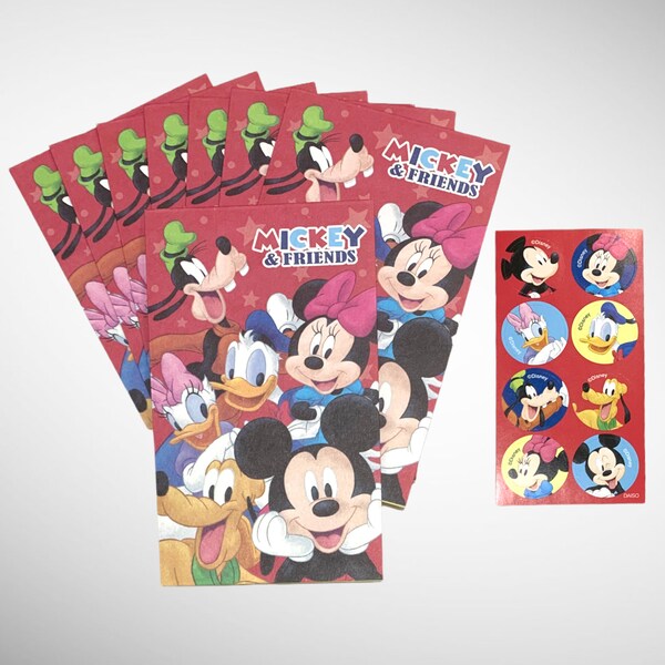 Mickey Mouse Tip Envelopes - Etsy