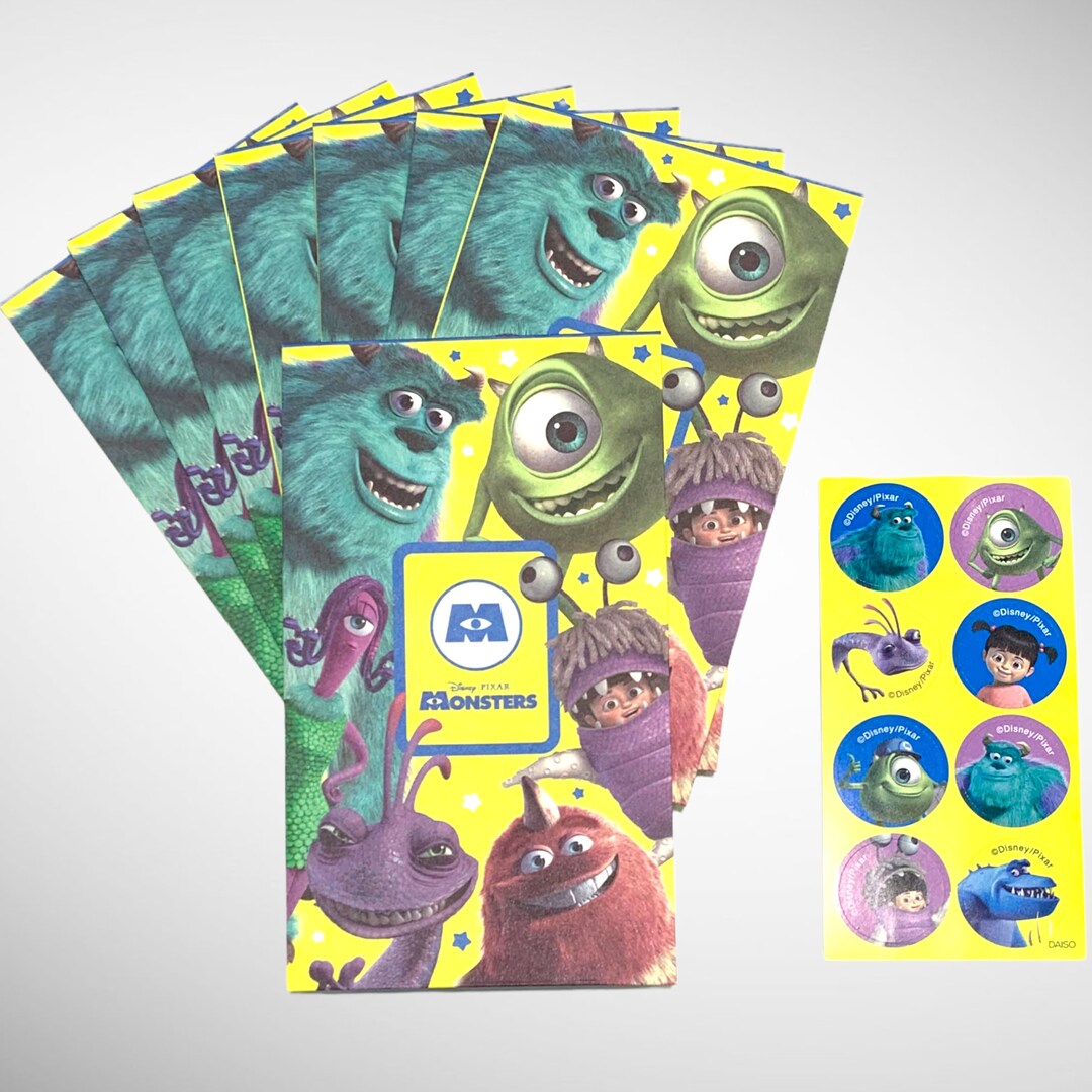 Monsters Inc Small Envelopes, Mouse Keeping Envelopes, Stationery ...