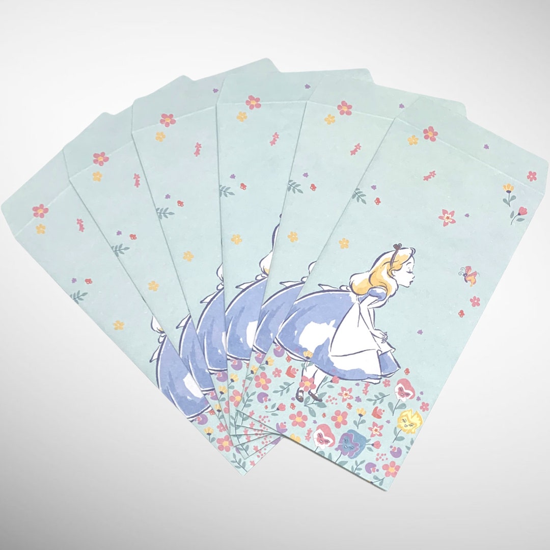 Alice in Wonderland Large Envelopes – Mouse Keeping Envelopes – Disney ...