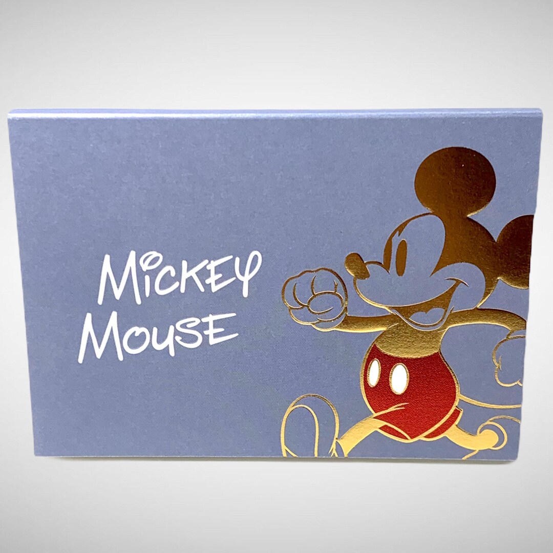 Mickey Mouse Gold Foil Notepad – Memo Pad – Stationery -writing Pad ...