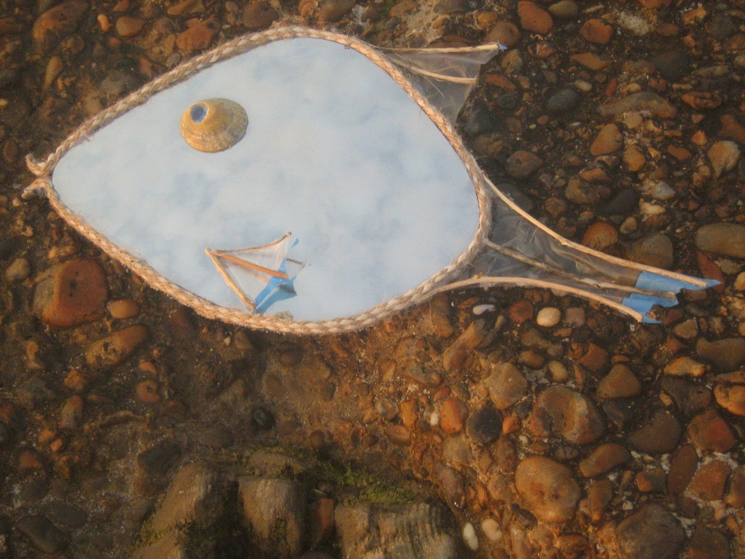 Fish Eye Mirror-from Felixstowe Beach-wide Angle -mermaid Decor - Etsy