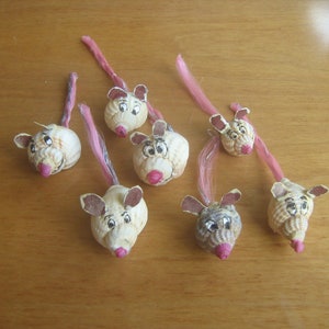 Seashell Mouse Family -felixstowe Beach Origins-positive Vibes! - Etsy