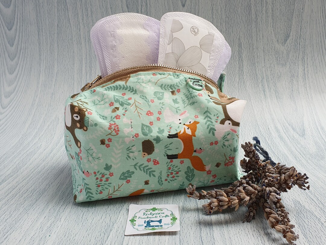 Period Pads Bag, Sanitary Pad Bag, First Period Bag, Teenager Girl Gift ...
