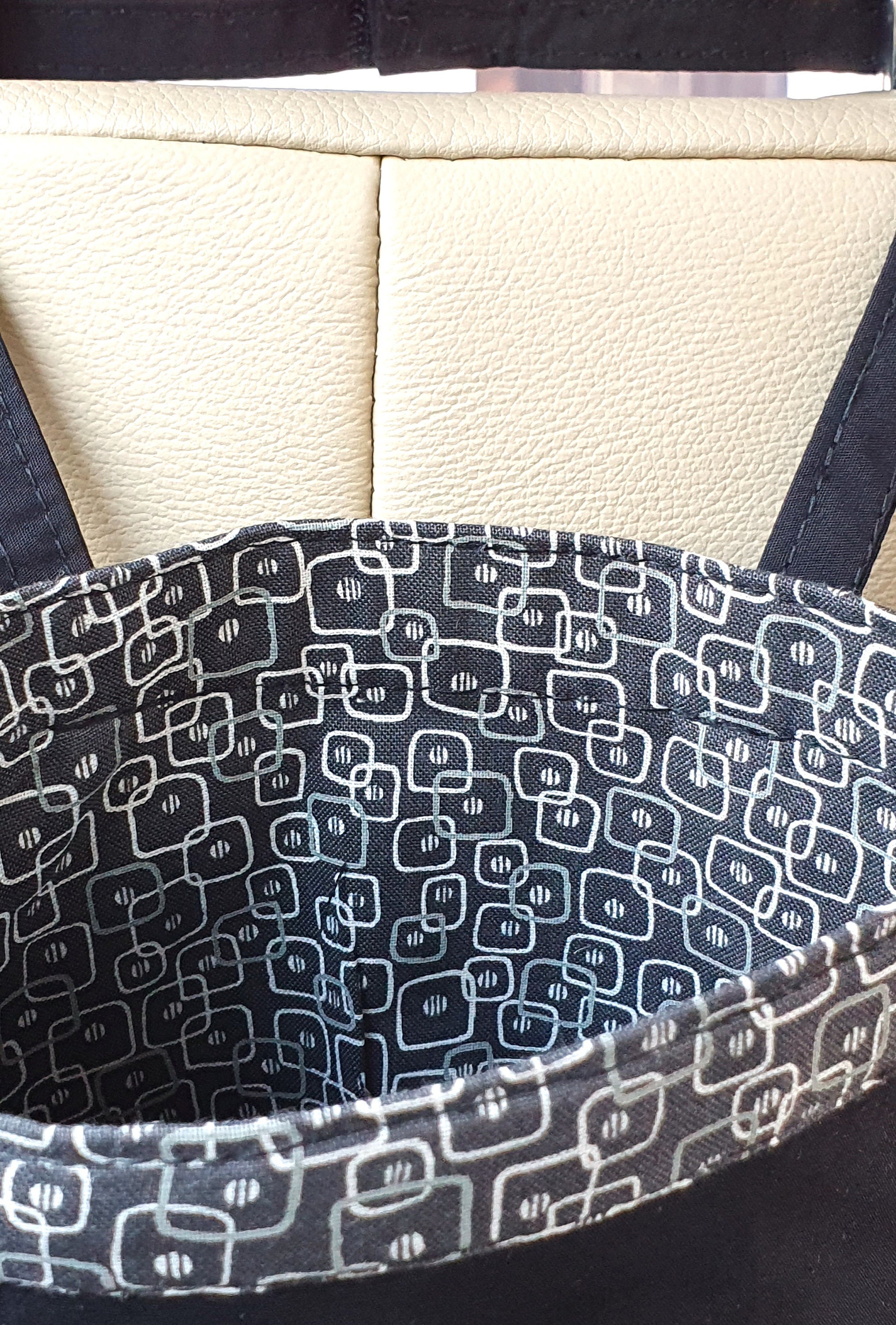 Fabric Trash Bag Black and Grey Fabric Men's Car - Etsy